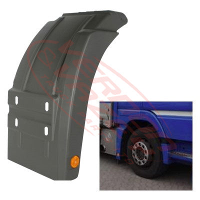 FRONT MUDGUARD (REAR) - R/H - FRONT AXLE - MERCEDES BENZ ACTROS - MP2 ...